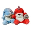 Set of 2 CLICKS DOLPHIN & NIA NARWHAL Palm Pals 5" Stuffed Animal Plush ...