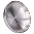 Stainless Steel Dish Dinner Plate Reusable Brushed Metal Plate Heavy ...