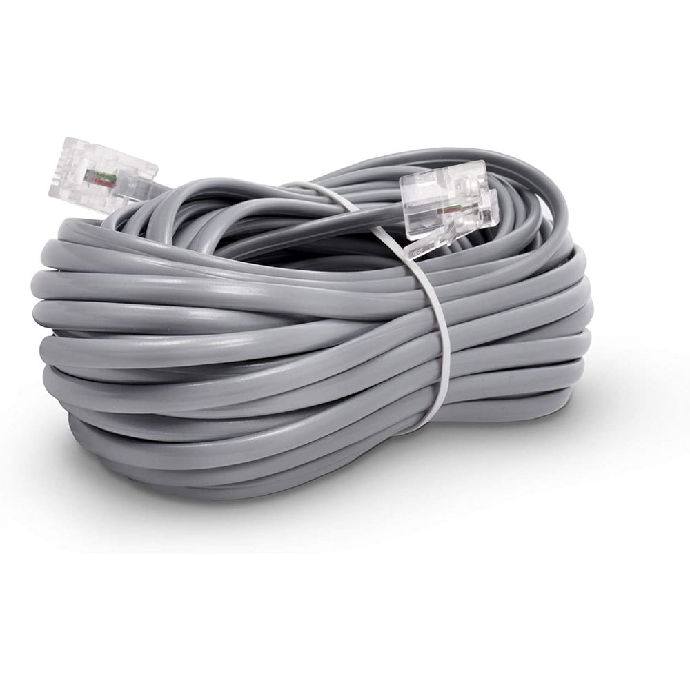 THE CIMPLE CO - 25 FT Feet Modular Phone Line Cord - High Quality 2 ...