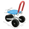Garden Cart Rolling Stool Work Seat Cart & Wheels 360° Gardening Helper ...