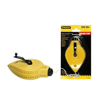 Stanley 47-681 100 Chalk Line Reel & Chalk Set - Walmart.com
