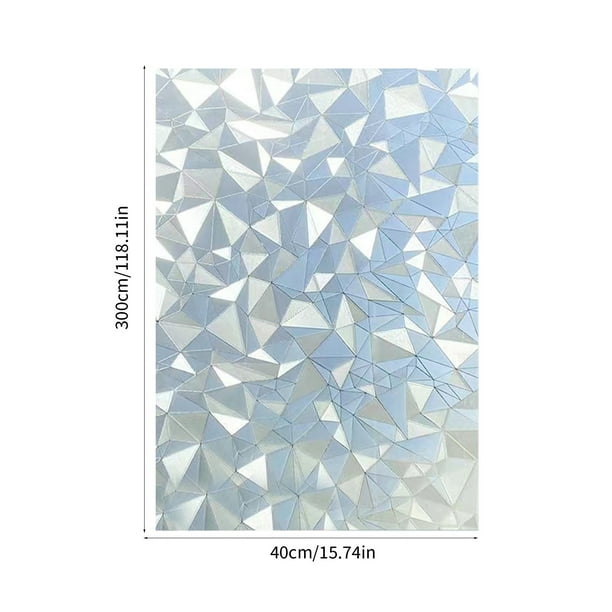 Clearance! Rewenti Bathroom Window Decorative PVC Film - Non-Opaque ...