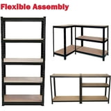 Bowoshen 5-Tier Heavy Duty Storage Shelves,Garage Shelving Units And ...