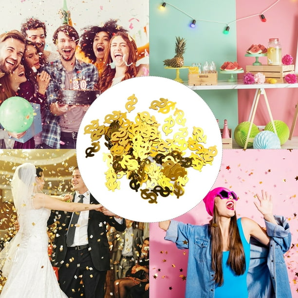 Throwing Confetti 60g Dollar Sign Shaped Throwing Confetti Table ...