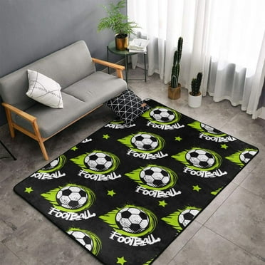 Capybaras Tangerine Shaggy Area Rug, Rugs for Living Room Bedroom Non ...