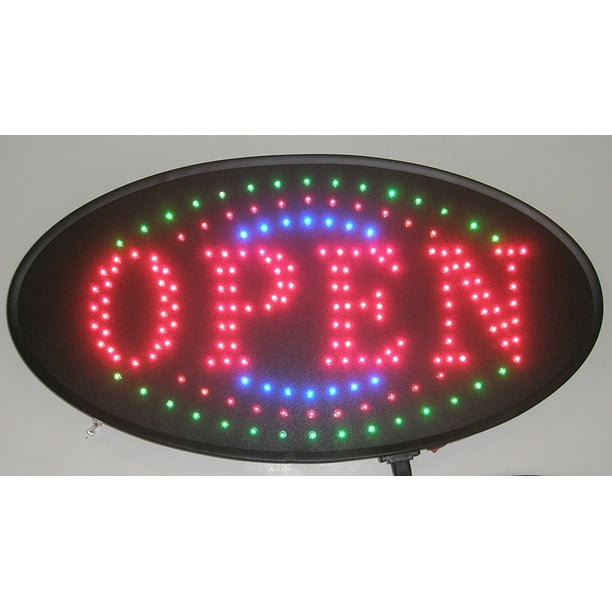 LED Neon Light Open Sign With Animation On/off and Power On/Off two ...