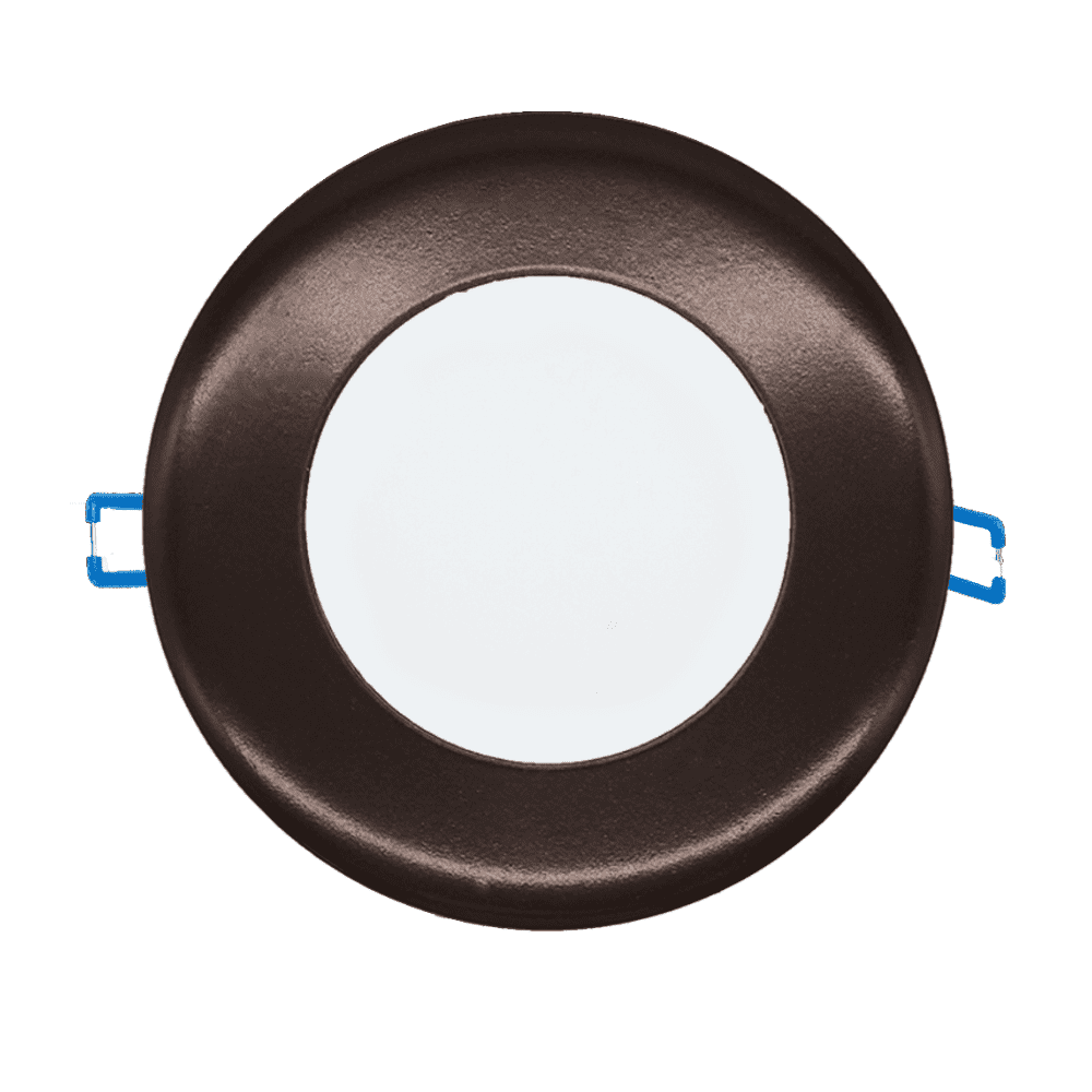 Perlglow 4-inch Slim Ultra-Thin Round Downlight Luminaire, Bronze ...
