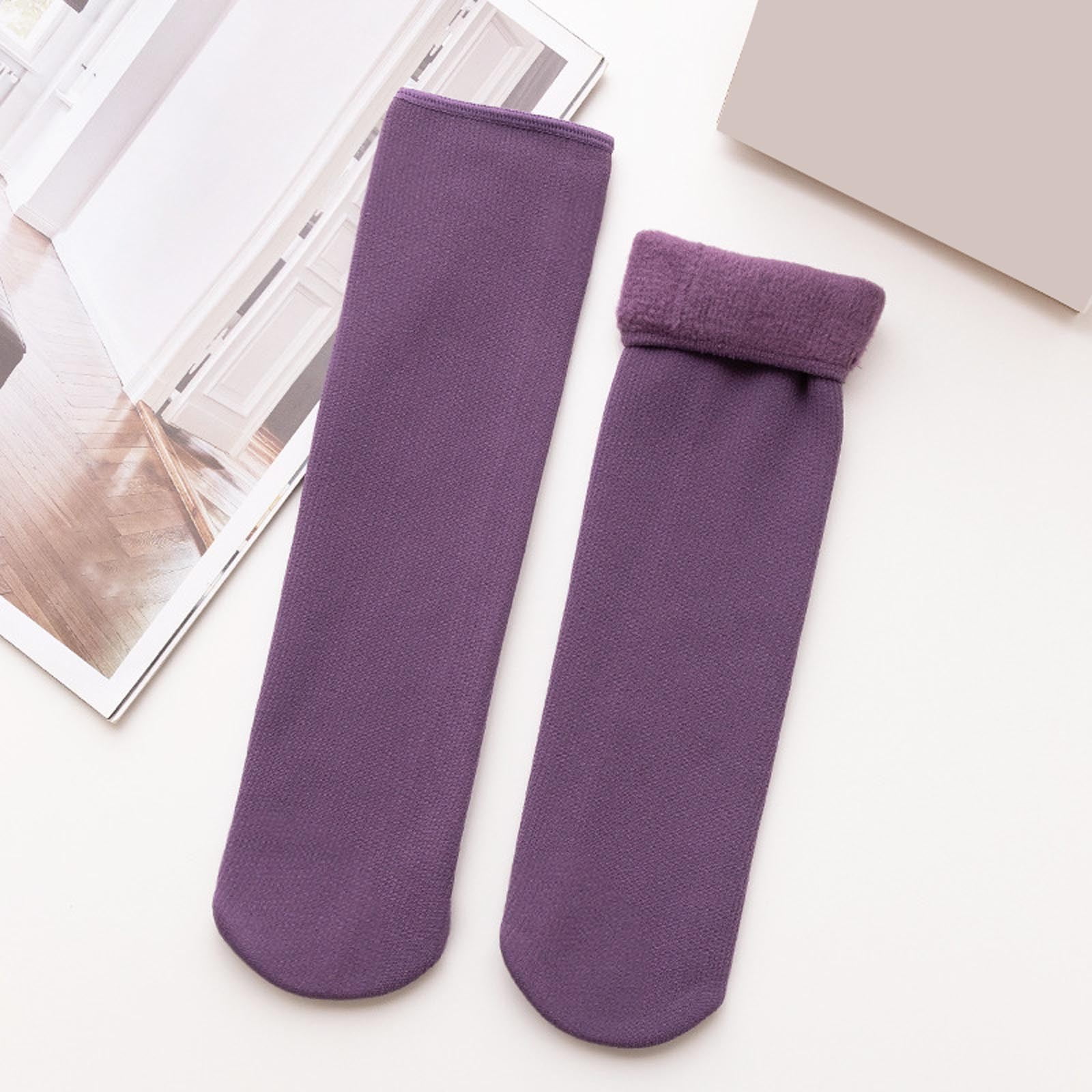 Click here for Hhspeishii Winter Stockings For Women - Fleececozy... prices