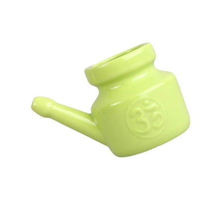facefd Ceramic Neti Pot Leakproof Sinus Rinse Pot Durable for Nasal ...