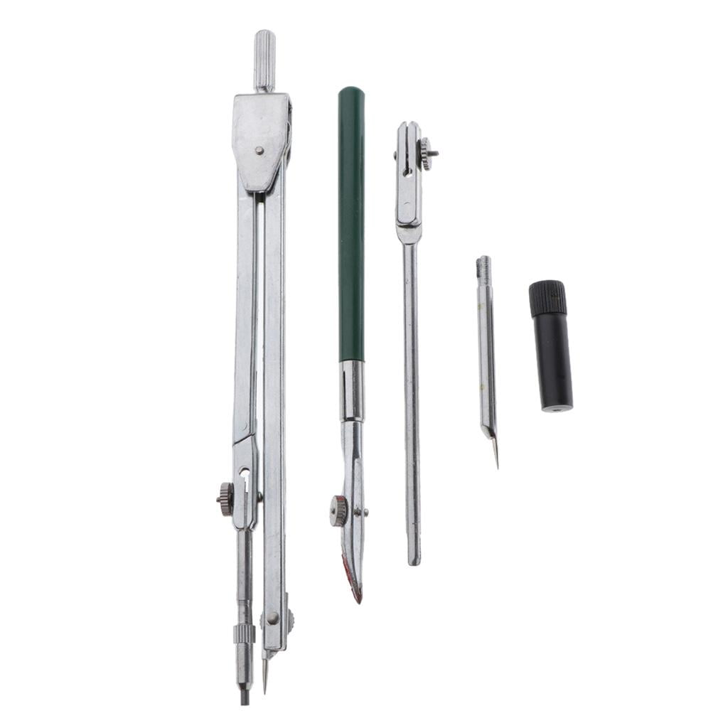 Students Spring Bow Compass Drawing Portable Replaceable Dividers Math ...