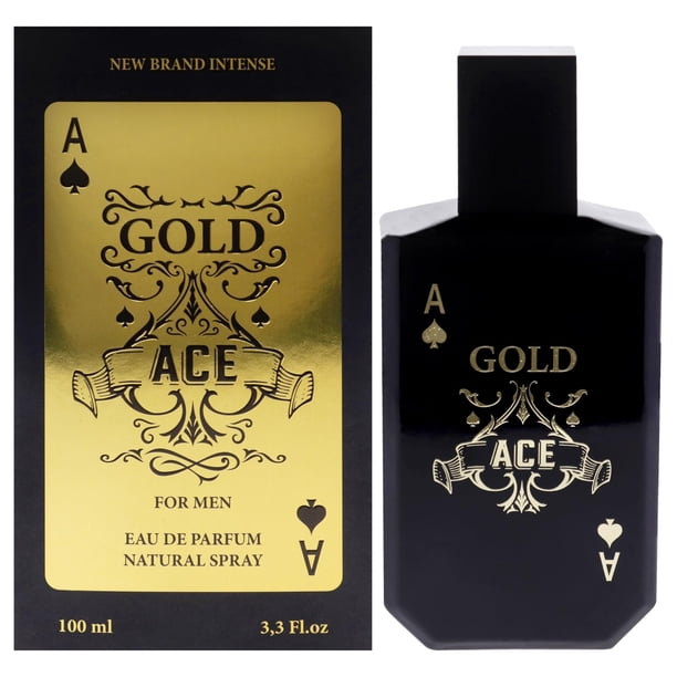 Perfume New Brand Intense Gold Ace Eau de Parfum para hombre, 100 ml ...