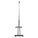 Ktaxon Adjustable Rolling Garment Rack Single Hanging Bar Clothes ...