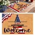 1776-2026 250th Anniversary Patriotic Coir Doormat Coconut Coir ...