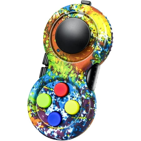 The Rubberized Classic Controller Game Pad Fidget Focus Toy With 8 ...