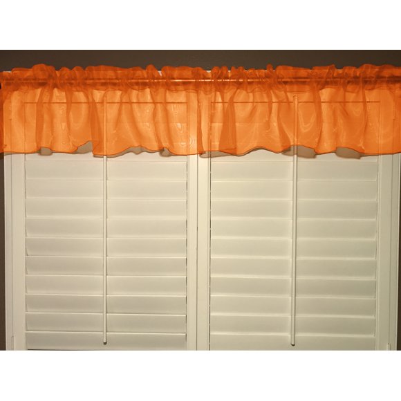Burnt Orange Valances