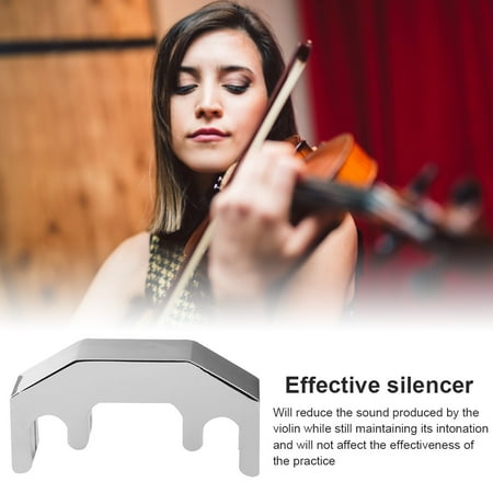 Violin Mute Portable Metal Practice Fiddle Silent Part Silencer Part ...