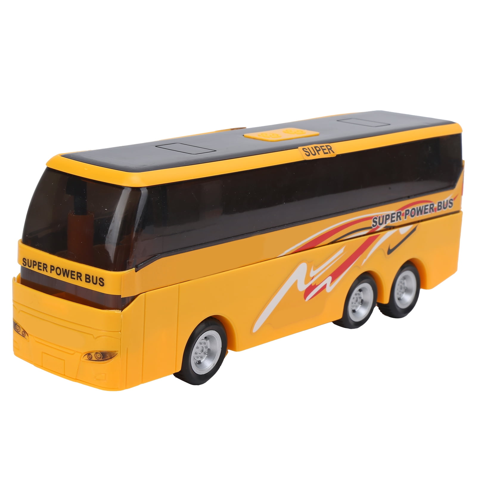 Senjay Vehicle Toy,Children's Electric Bus Toy Plastic Deformation ...