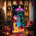 Feltree Christmas Door Cover Decoration for Front Door, Easy Install ...