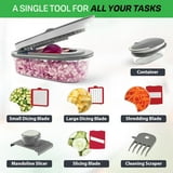 Chopzilla Mandoline Slicer Vegetable Chopper Cheese Grater Kitchen Food ...