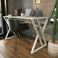 Decorotika Gyza Modern Industrial Metal Computer/Writing Desk with ...