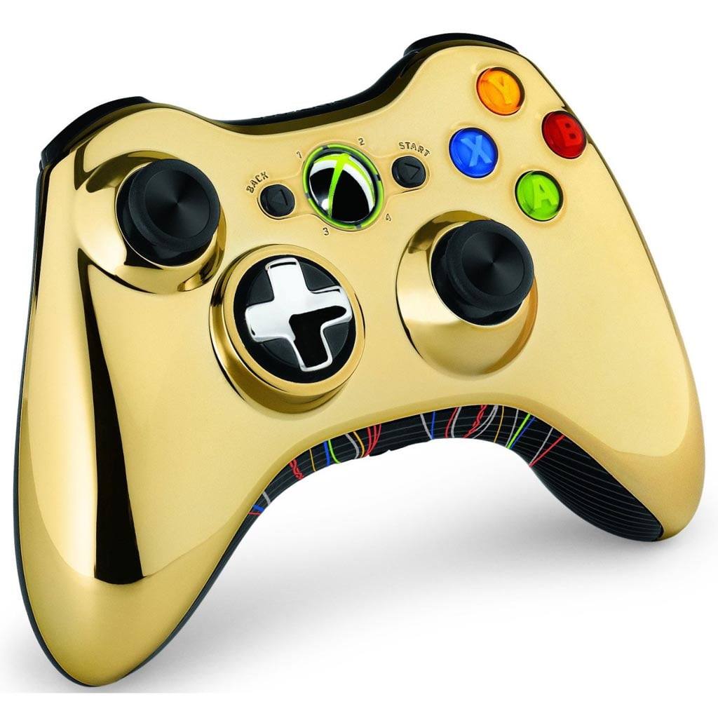 Gold Xbox 360 Controller Gamestop