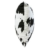 Everything Comfy Cow Print Decorative Throw Pillow, 16x16 Inch, Dark ...