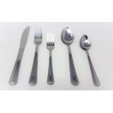 SimpleElegance by HomeEssentials 18/0 Stainless Steel 20 Piece Flatware ...