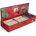 MaidMAX 42'' Gift Wrap Organizer Tote, Christmas Wrap Storage Bag ...