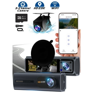 Meteor 1776 Dash Cam, Meteor 1776 Wireless Dash Cam with WiFi & GPS, 3 ...
