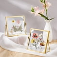 4Pcs Pressed Flower Frame Double Glass Frame for Pressed Flowers ...