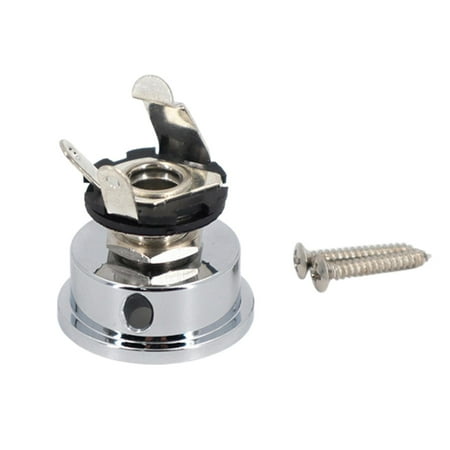 Jack Plug Socket,Electric Guitar Pickup Jack Output Input,Threaded ...