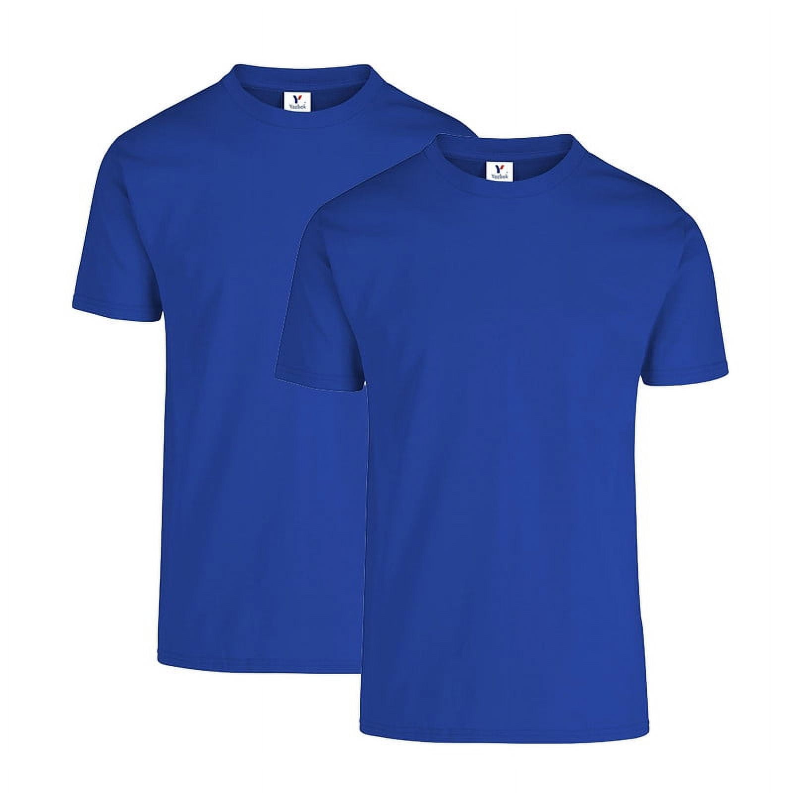 Playera para Caballero Yazbek Color Royal Talla Extra Grande 100% ...