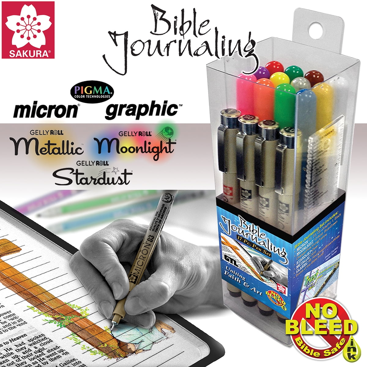 Bible Journaling 17 Piece Kit (Other) - Walmart.com