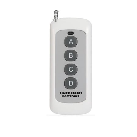 4 Buttons 433mhz 1000m Long Range Wireless Remote Control Switch ...
