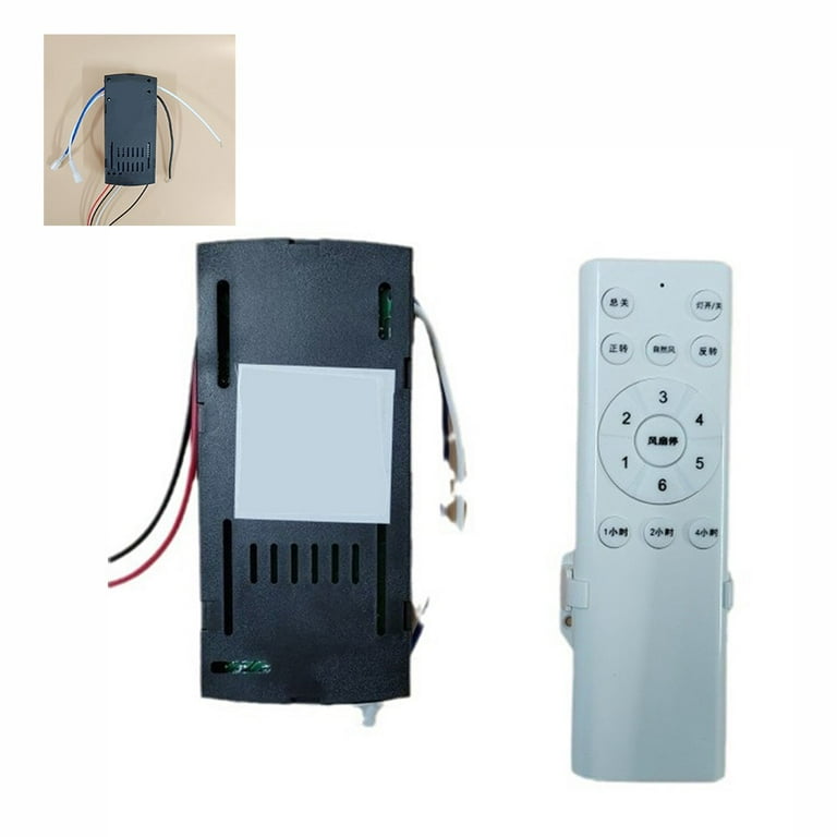 6 Speed DC Fan Remote Ceiling Fan Remote Control Kit - DC 6 Speed With ...