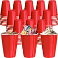 150 Packs 16 Oz Disposable Plastic Cups | Red/Yellow/Blue/Purple Party ...