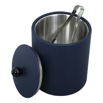 BREKX Insulated Mini Iceberg Ice Bucket with Lid & Scoop, Stainless ...