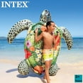 Intex Giant Realistic Sea Turtle Ride-On Inflatable Pool Floatie, Cool ...
