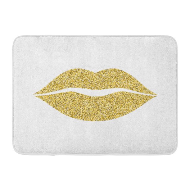 NUDECOR Ligne Jaune Effet Lèvre Contour de la Bouche Pictogramme ...