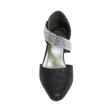 FLORAL Sarah Women Extra Wide Width Diagonal Strap Dress Heels ...