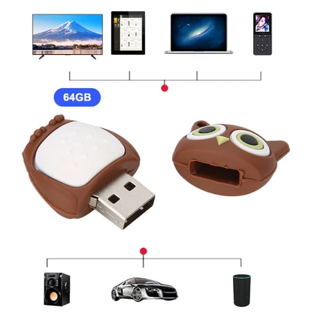 Cartoon Owl Shaped USB Stick, Portable Mobile Data Transfer Storage ...