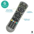 Philips 6-Device Universal TV Remote Control in Brushed Graphite ...