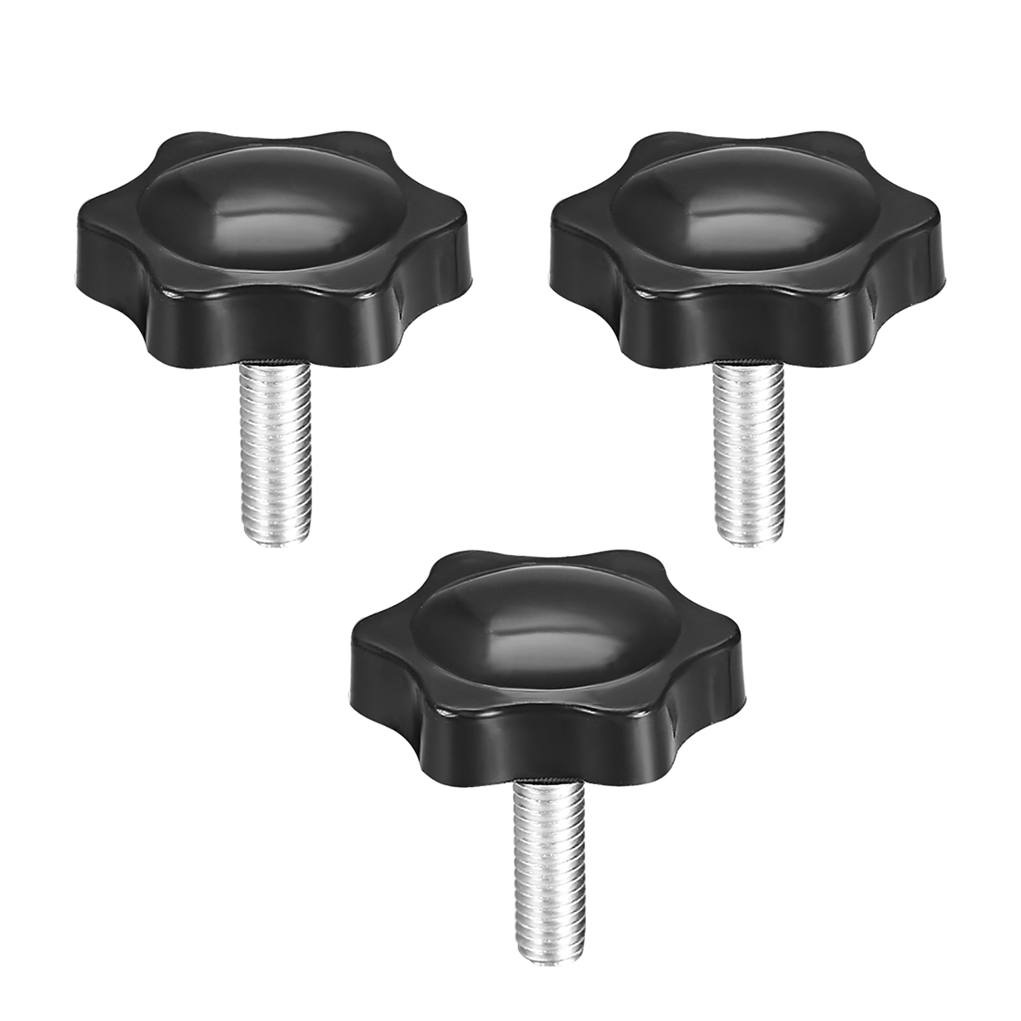 Clamping Handle Screw Knobs Handle Star Knob M6 x 20mm Male Thread 3 ...