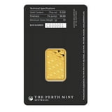 Perth Mint 10g Gold Bar .9999 Fine (In Assay) - Bullion - Walmart.com