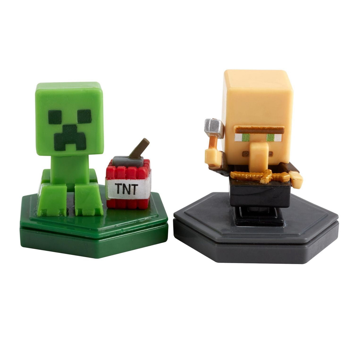 Minecraft Earth Boost Repairing Villager + Mining Creeper 2-Pack ...