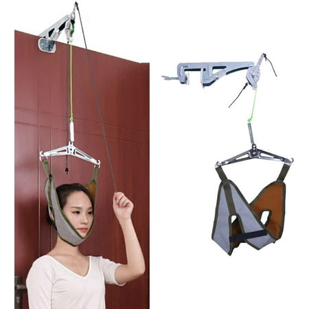 Neck Cervical Traction Device Unit Kit - Over The Door Neck Spinal ...