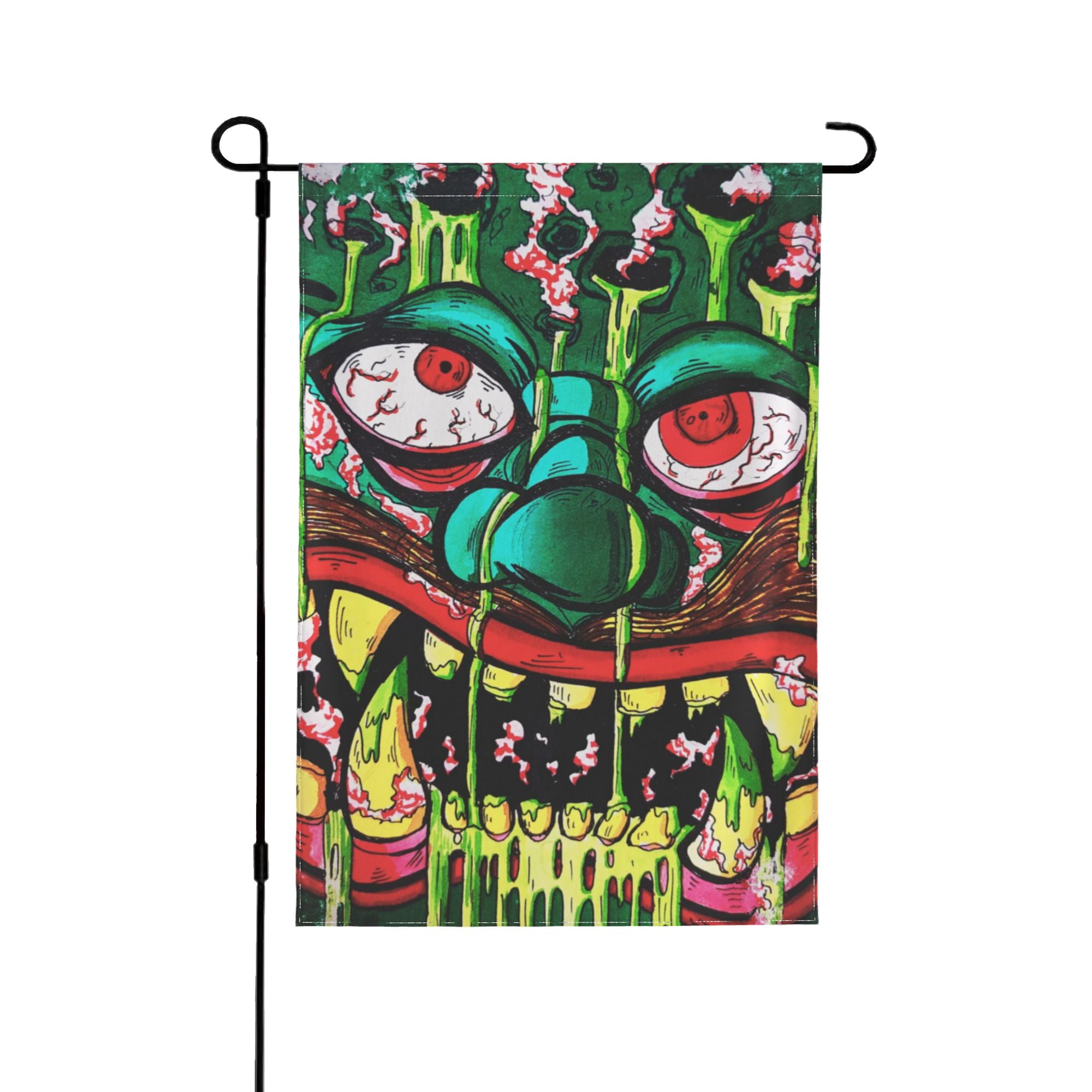 XMXY Art Demon Monster Garden Flags Double Sided,Farmhouse Holiday Yard ...