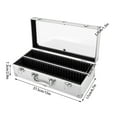 Premium 50-Coin Slab Storage Case, ABS & Aluminum Alloy Collector's Box ...