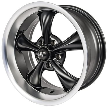 JEGS 681360 Resto-Rod Wheel Size: 18 x 8 Bolt Pattern: 5 x 5.00 Back ...