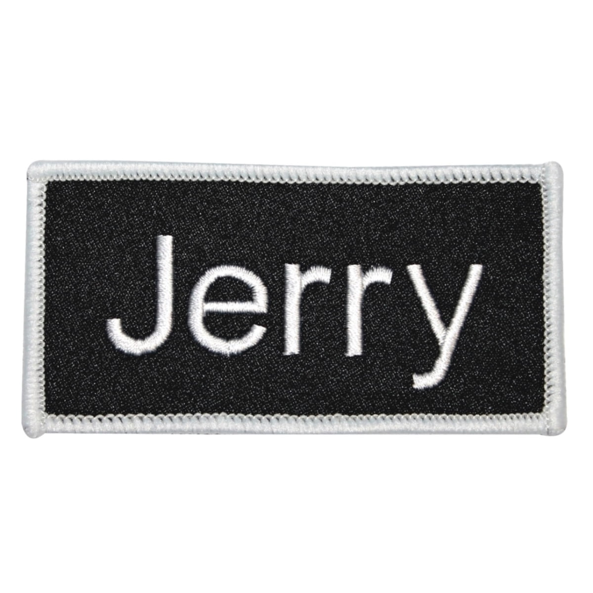 Jerry Name Tag Patch Uniform ID Work Shirt Badge Embroidered Iron On ...